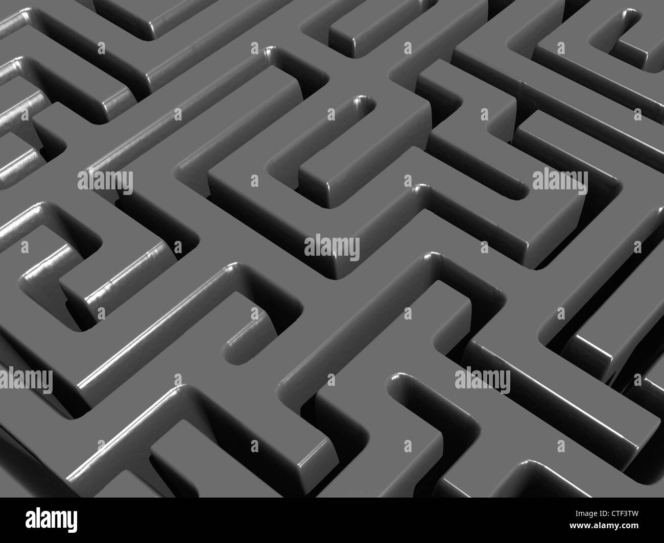 Digitally generated background with labyrinth theme Stock Photo - Alamy