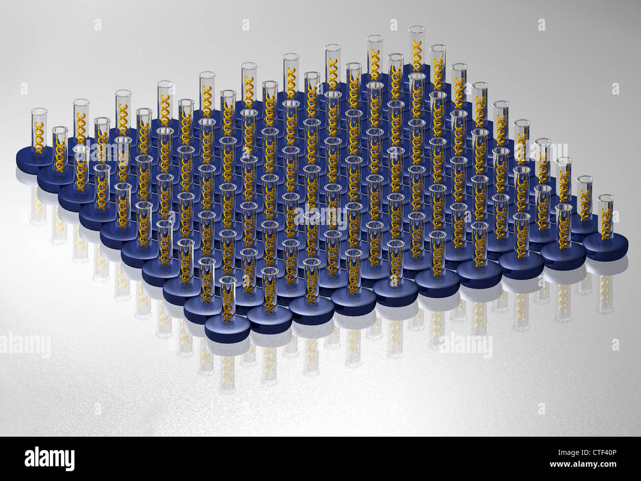 Digitally generated image of helix structure Stock Photo - Alamy