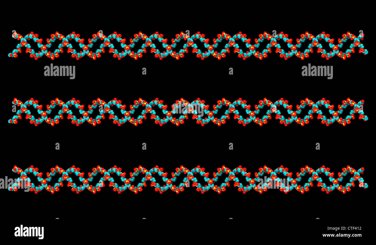 Digitally generated image of helix structure Stock Photo - Alamy