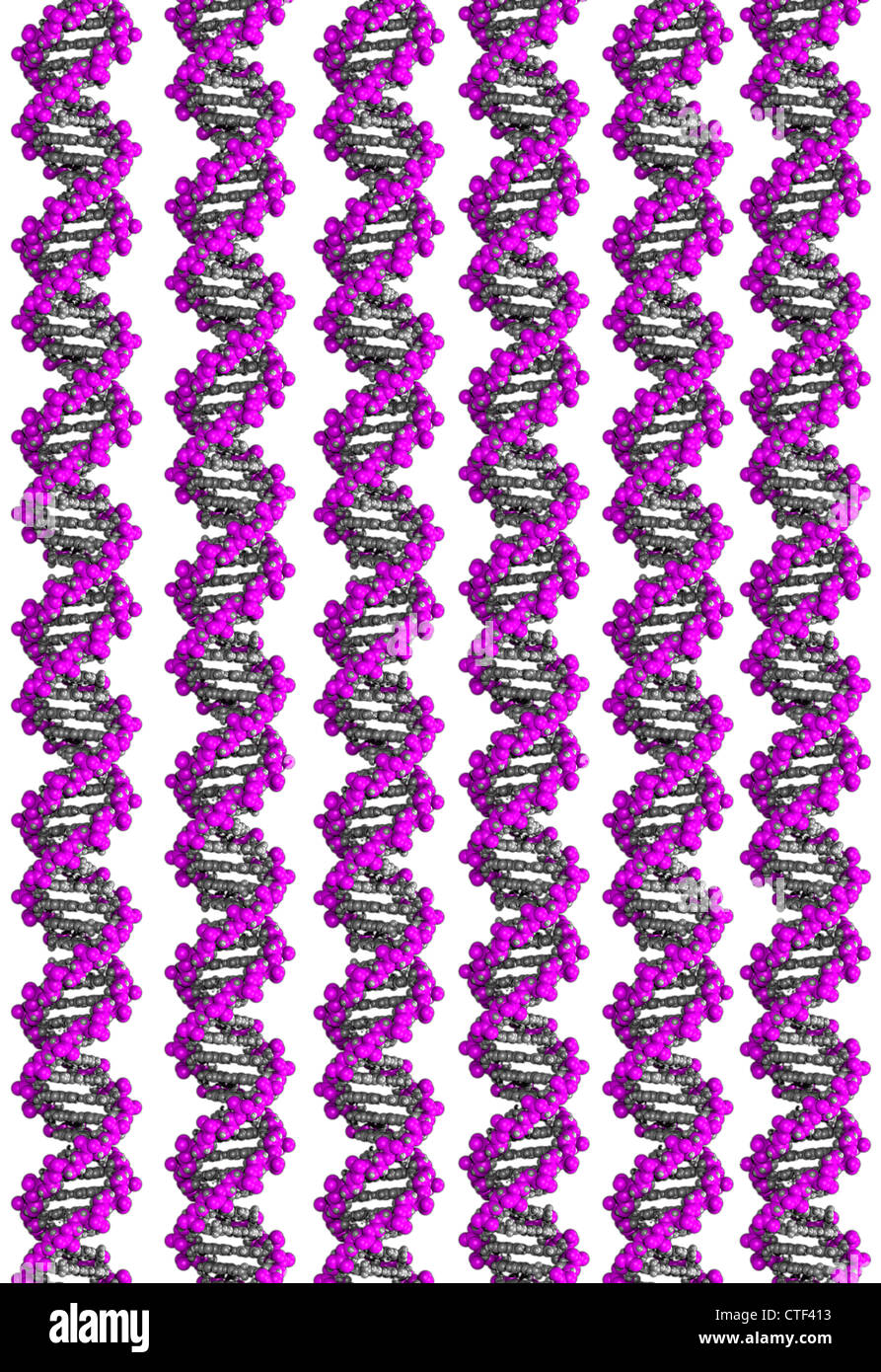 Digitally generated image of helix structure Stock Photo - Alamy