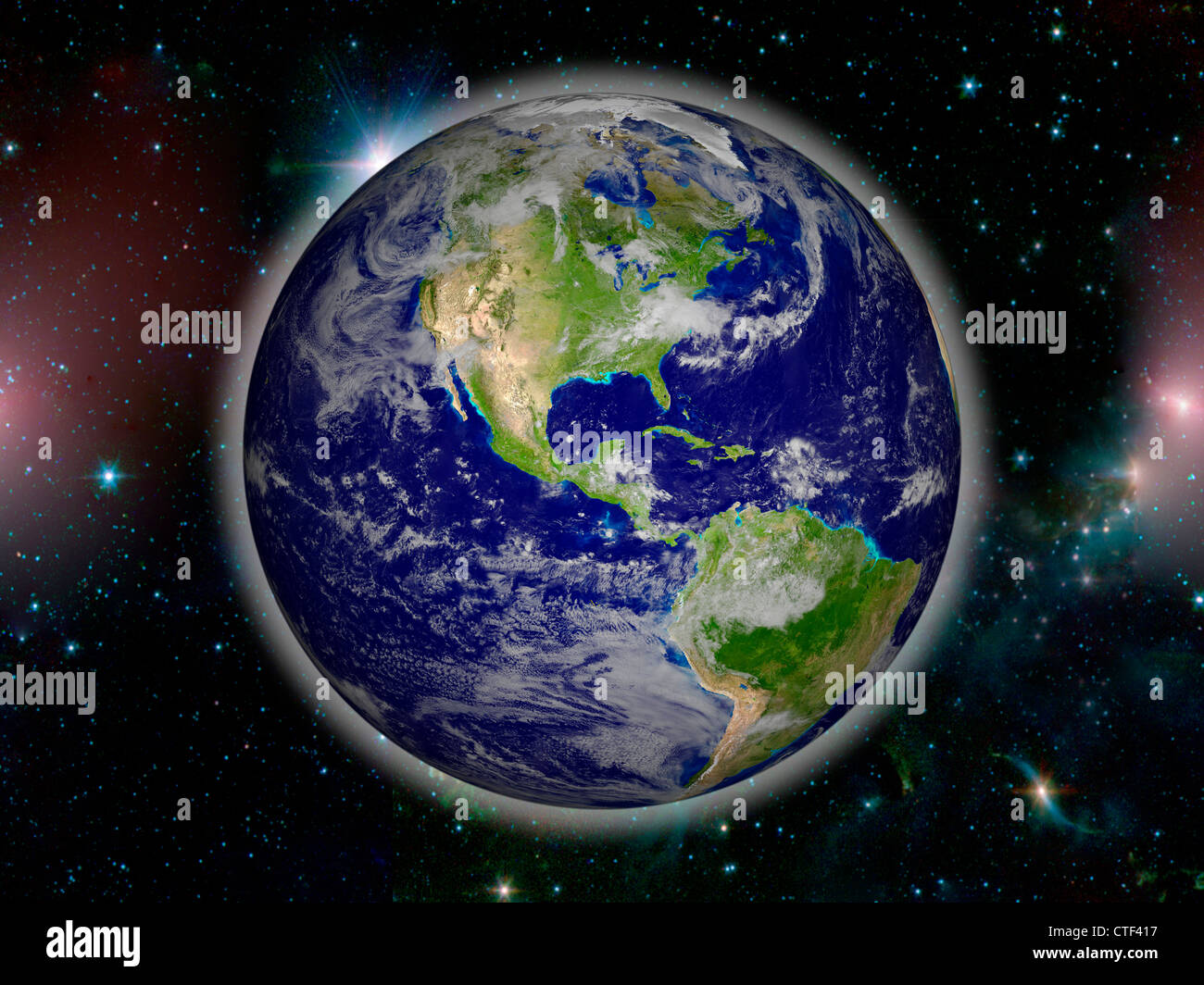Planet earth america hi-res stock photography and images - Alamy