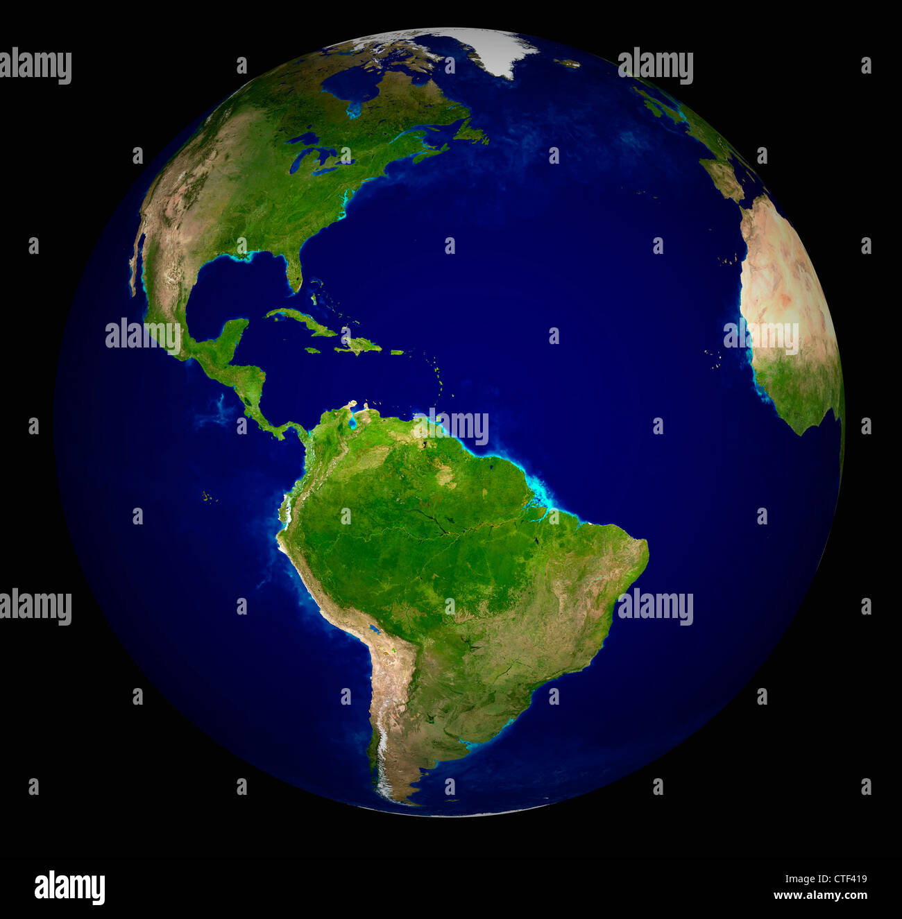Digitally generated image of planet earth Stock Photo - Alamy