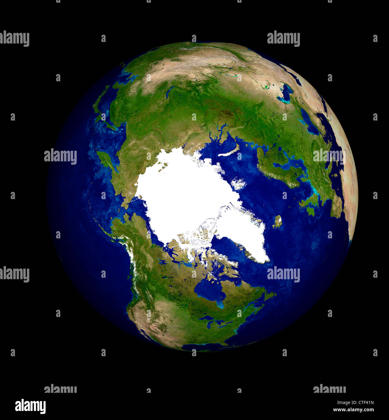 Digitally generated image of planet earth Stock Photo - Alamy