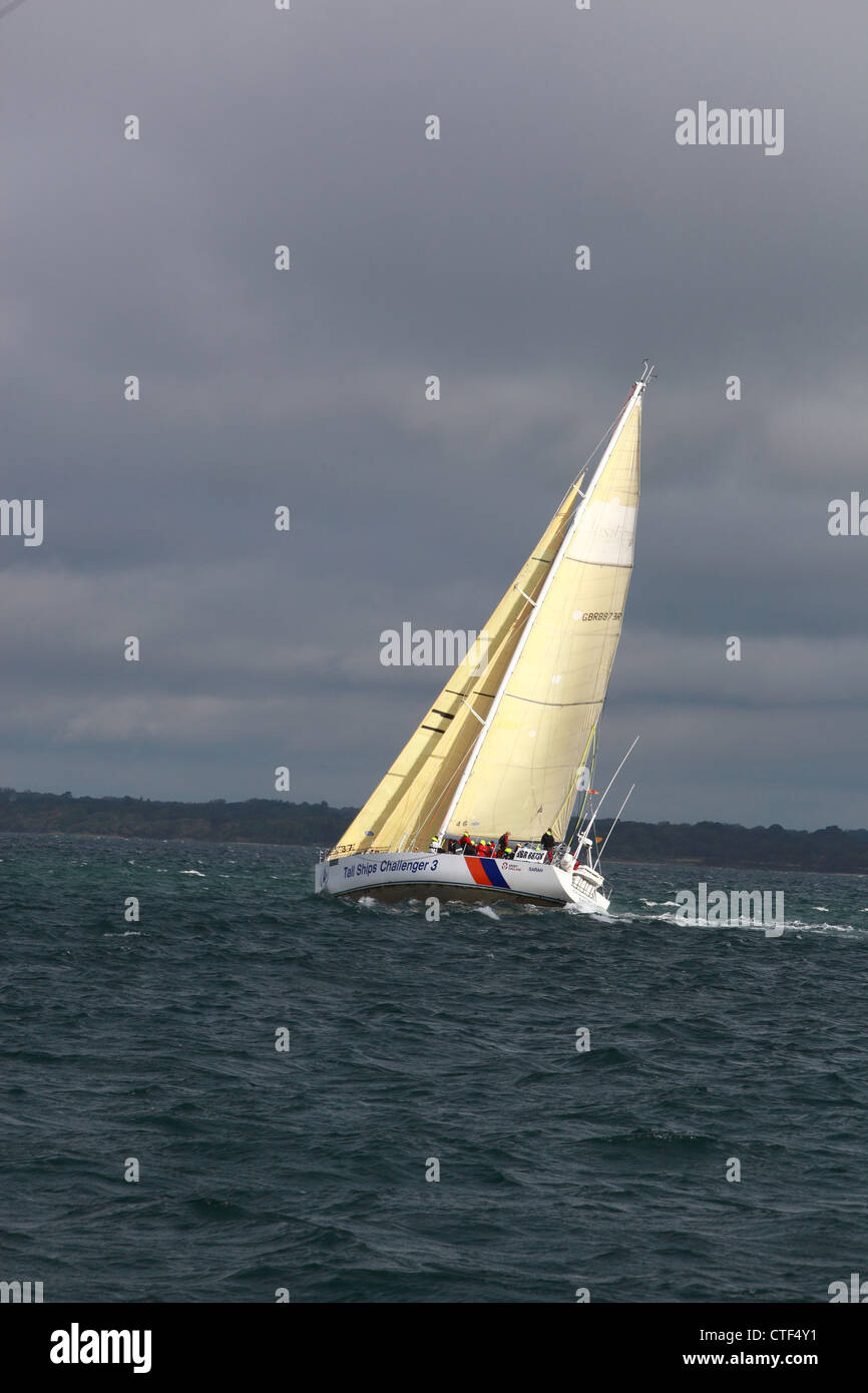 Round the island boat race Stock Photo - Alamy