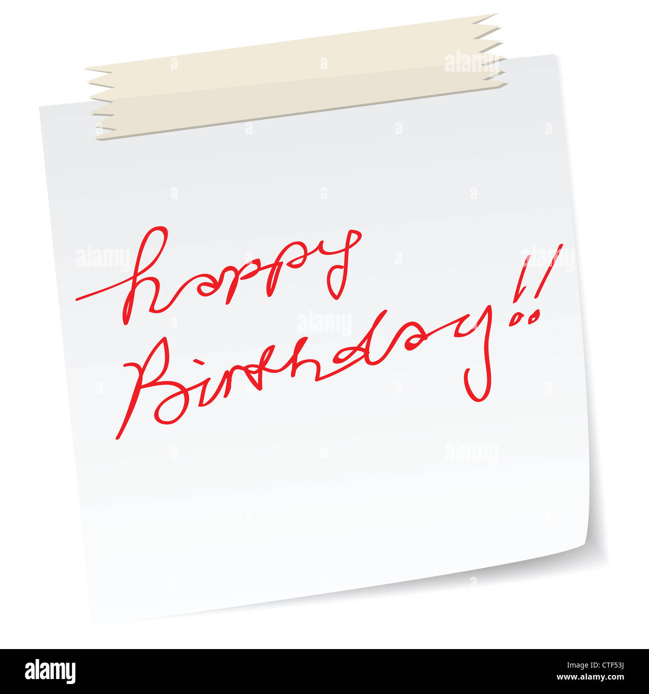 Birthday messages hi-res stock photography and images - Alamy