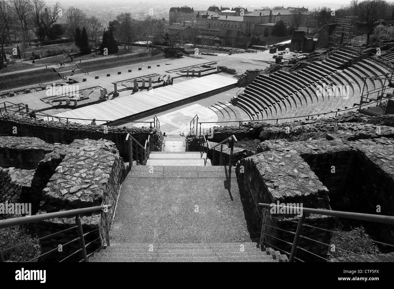 Coliseum stairs ruins Black and White Stock Photos & Images - Alamy