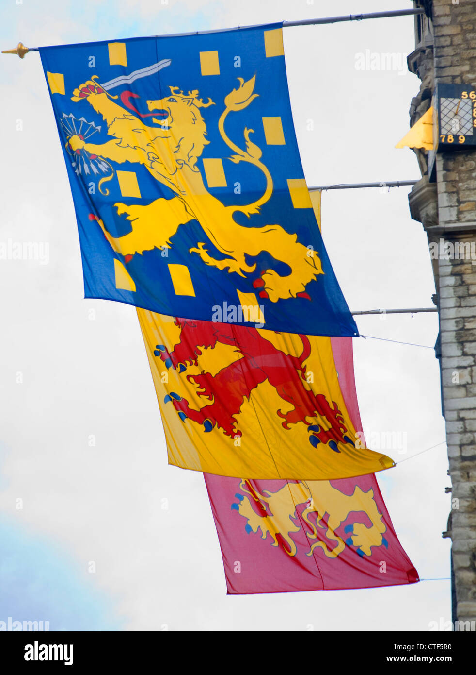 Flags Gouda Netherlands Stock Photo - Alamy