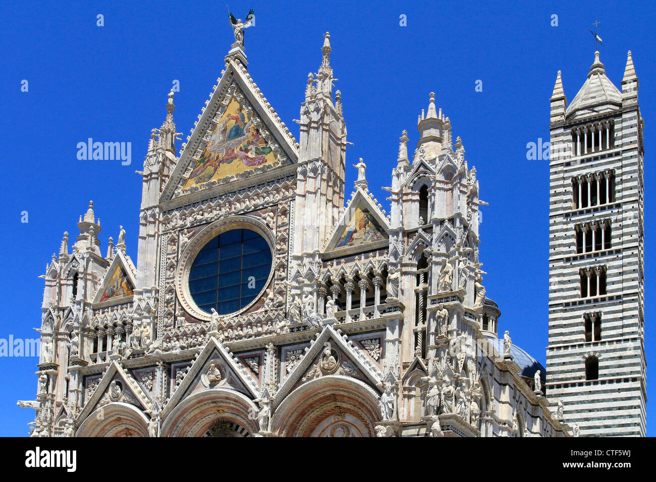 Italy, Tuscany, Siena, Duomo Santa Maria Assunta, UNESCO World Heritage ...