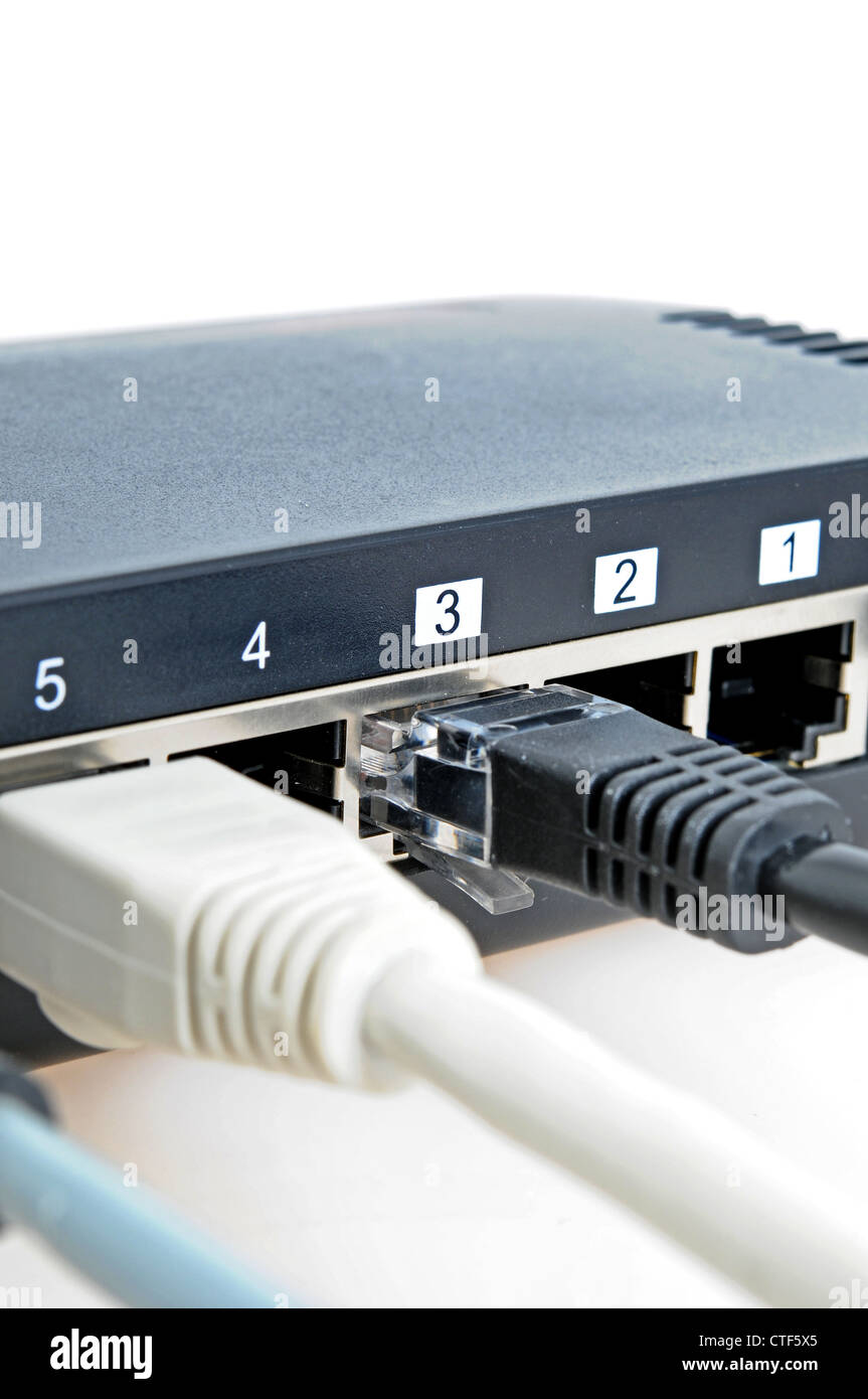 Network Hub Patch Panel High Resolution Stock Photography and Images ...