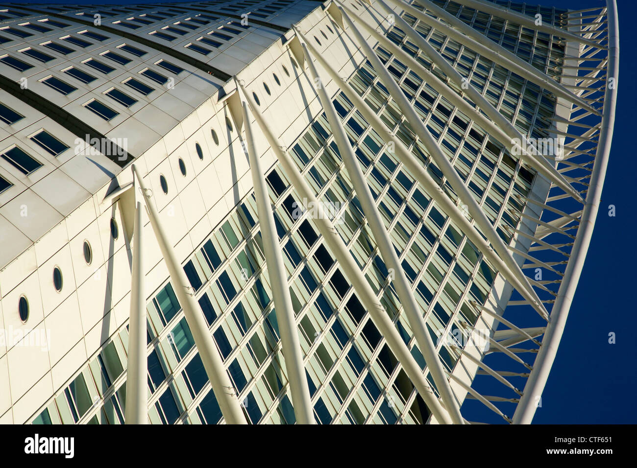 The "Turning Torso" building in Malmo, Sweden, designed by Santiago ...