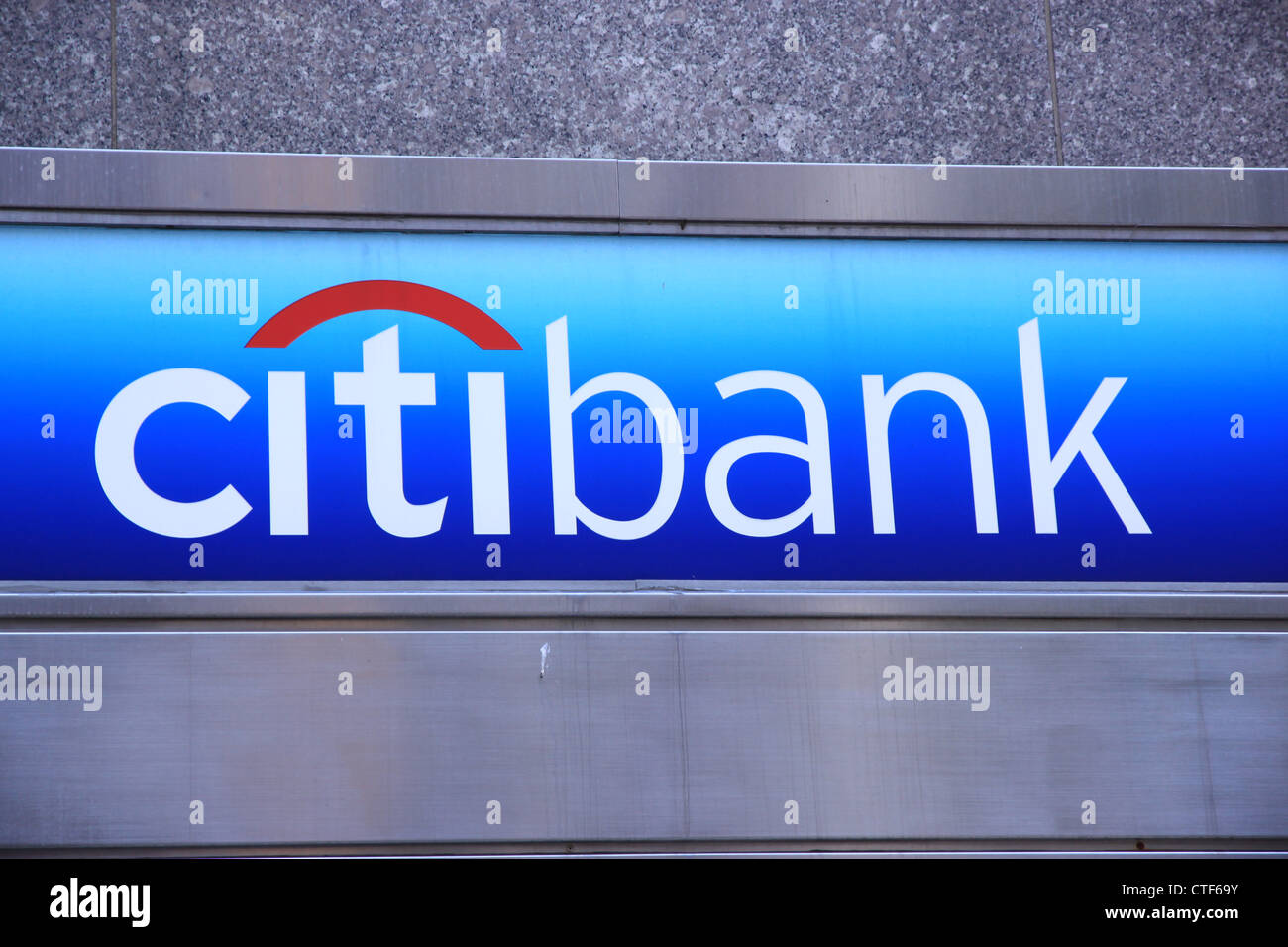 Citibank branch sign hi-res stock photography and images - Alamy