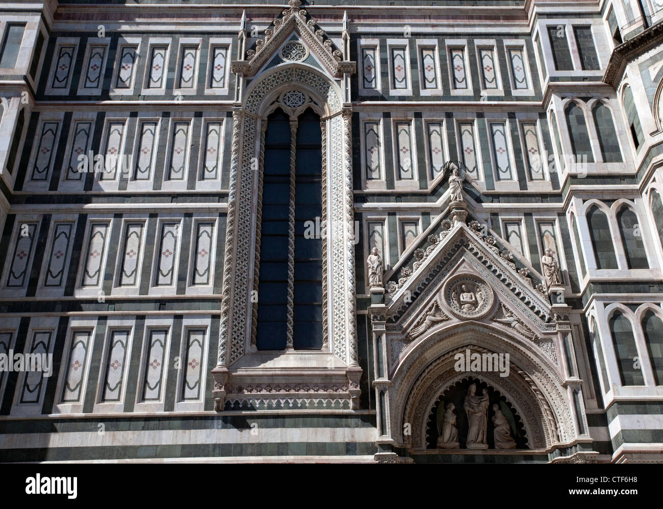 Il Duomo (cathedral) in Florence, Italy - detail Stock Photo - Alamy