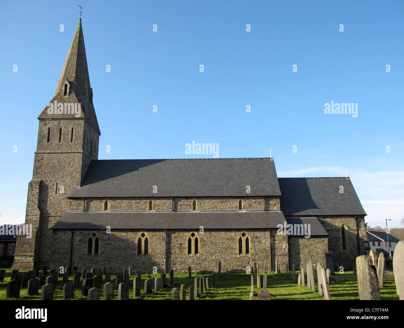 Church, Bala, North Wales Stock Photo - Alamy