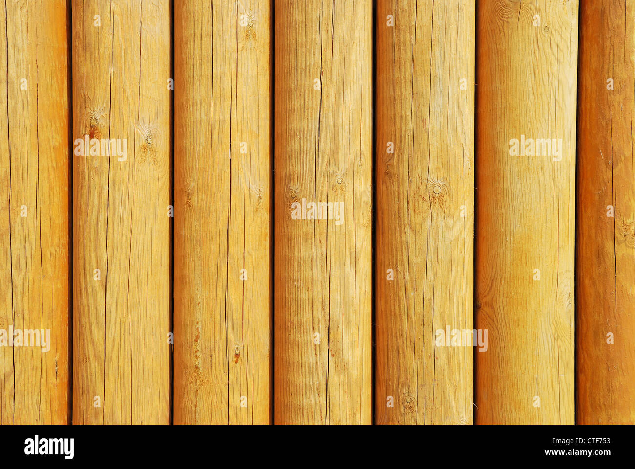 Close-up of a log wall Stock Photo - Alamy