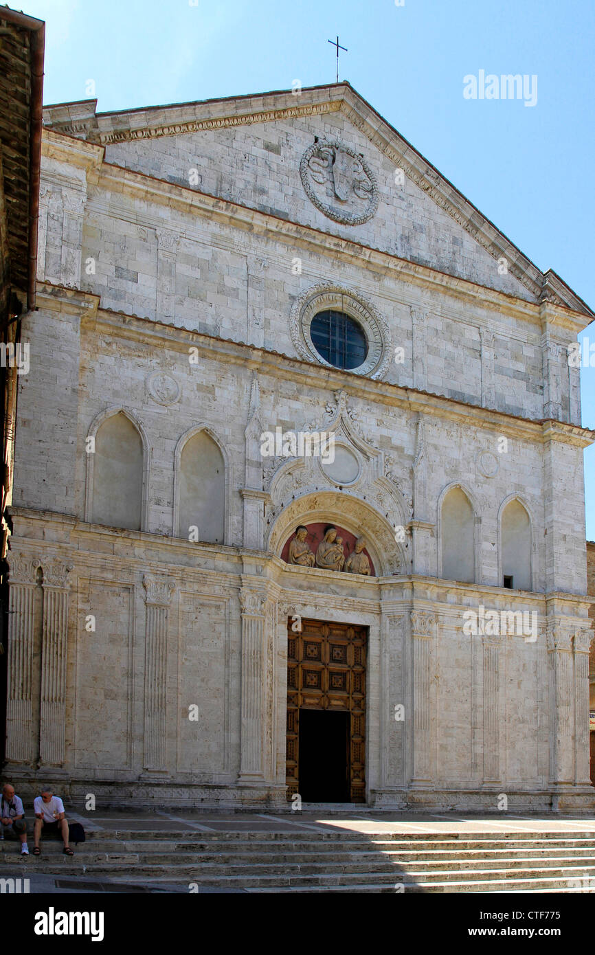 Italy, Montepulciano in Tuscany, Church of St. Augustine Stock Photo ...