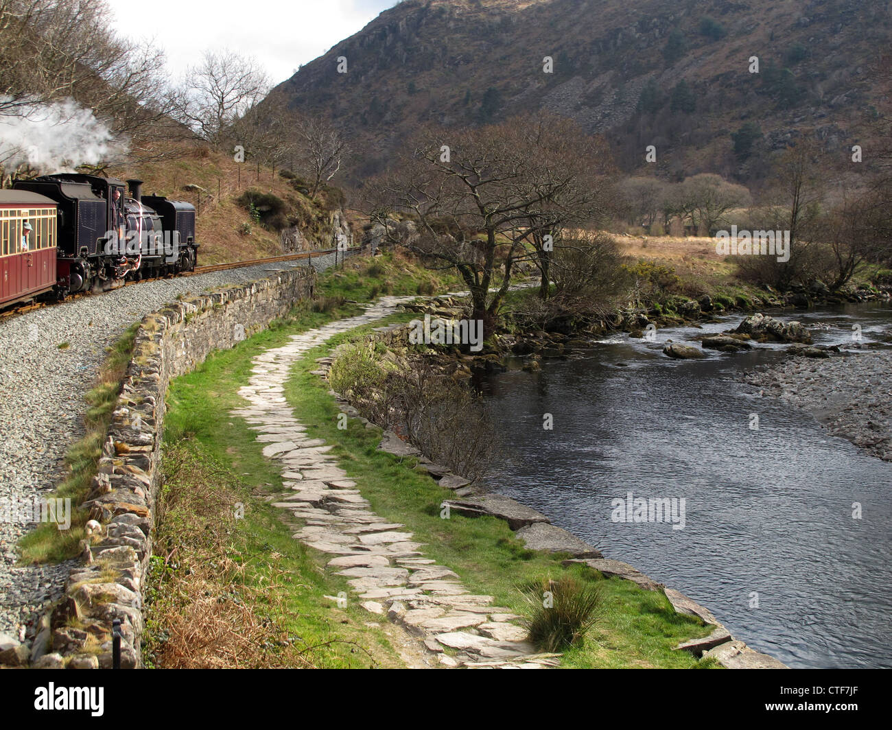 Welsh highland railway hi-res stock photography and images - Alamy