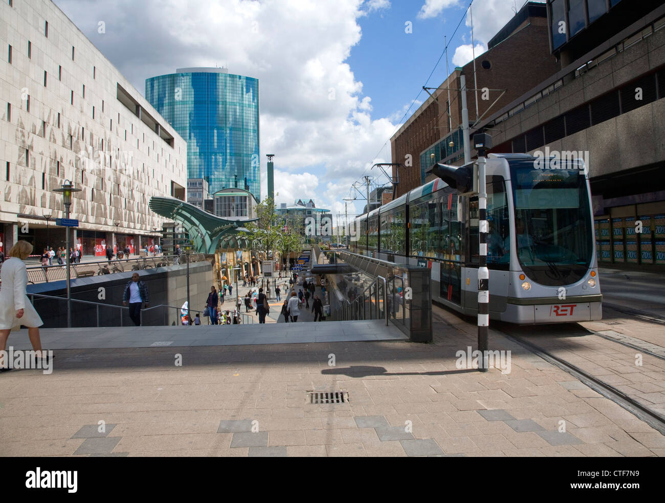 Rotterdam tram underground hi-res stock photography and images - Alamy
