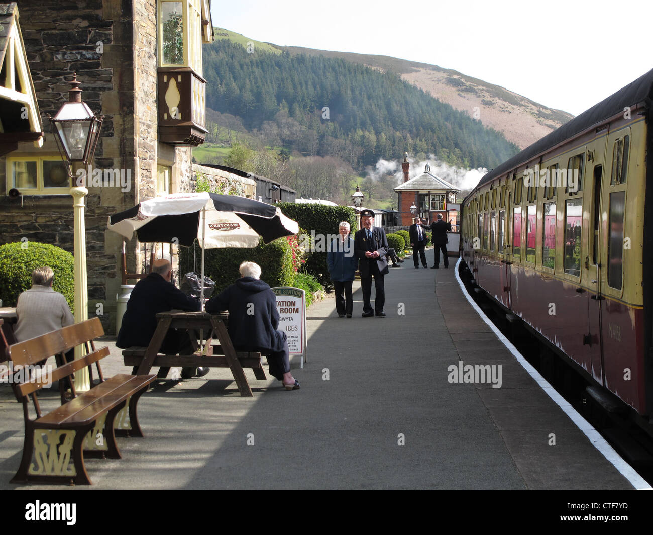 Carrog station, Llangollen Railway, North Wales Stock Photo - Alamy