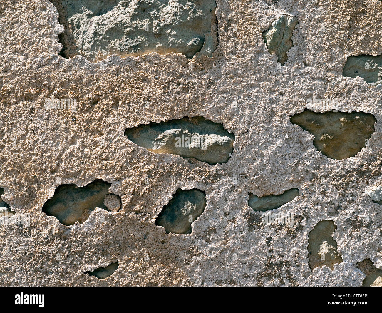 Weathered, cracked wall mortar - France Stock Photo - Alamy