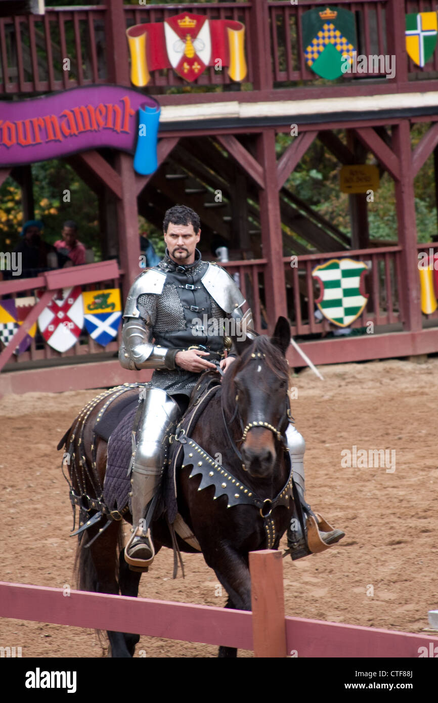White knight joust medieval jousting hi-res stock photography and images - Alamy