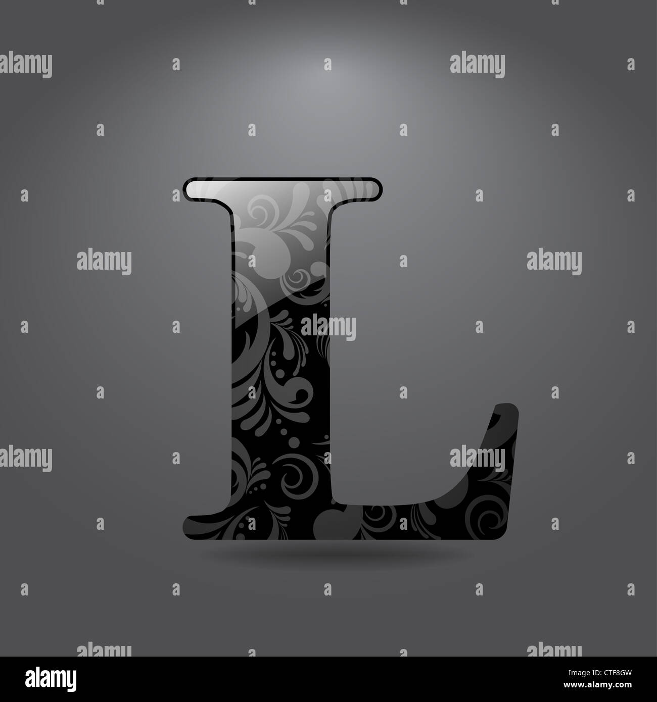 L Letter Design Wallpaper