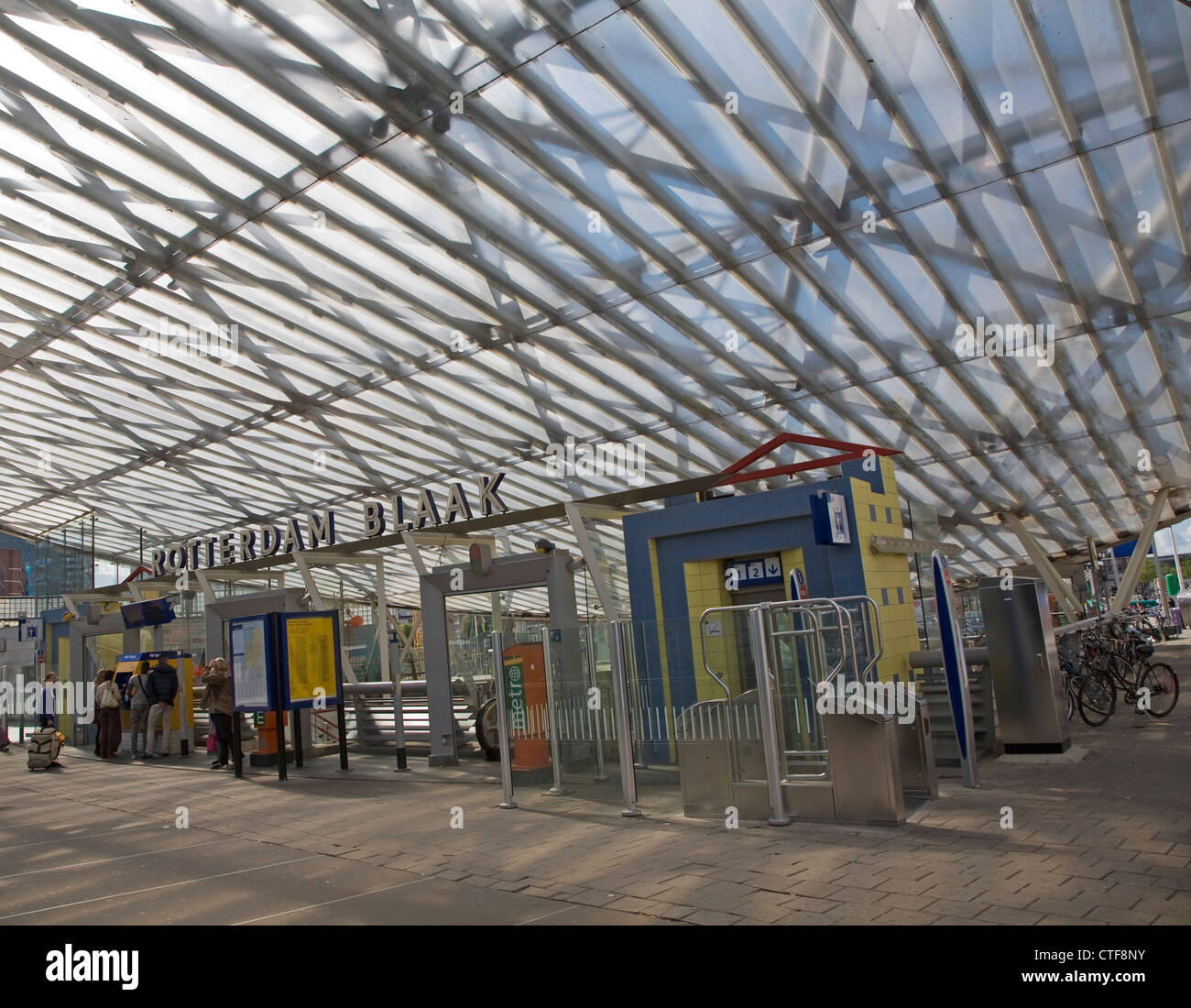 Blaak metro railway station Rotterdam Netherlands Stock Photo - Alamy