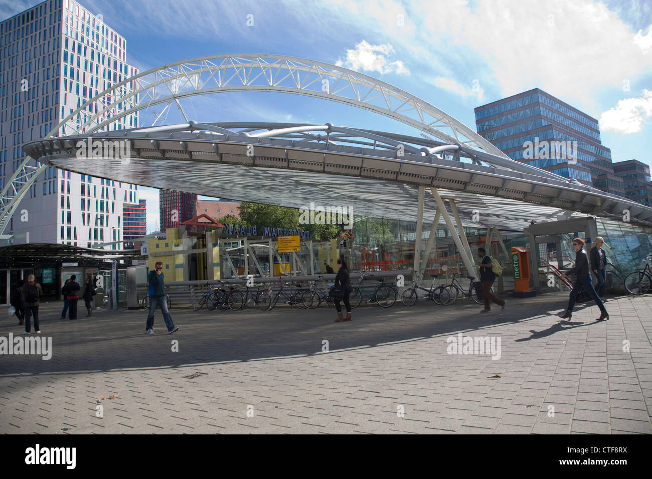 Blaak metro railway station Rotterdam Netherlands Stock Photo - Alamy