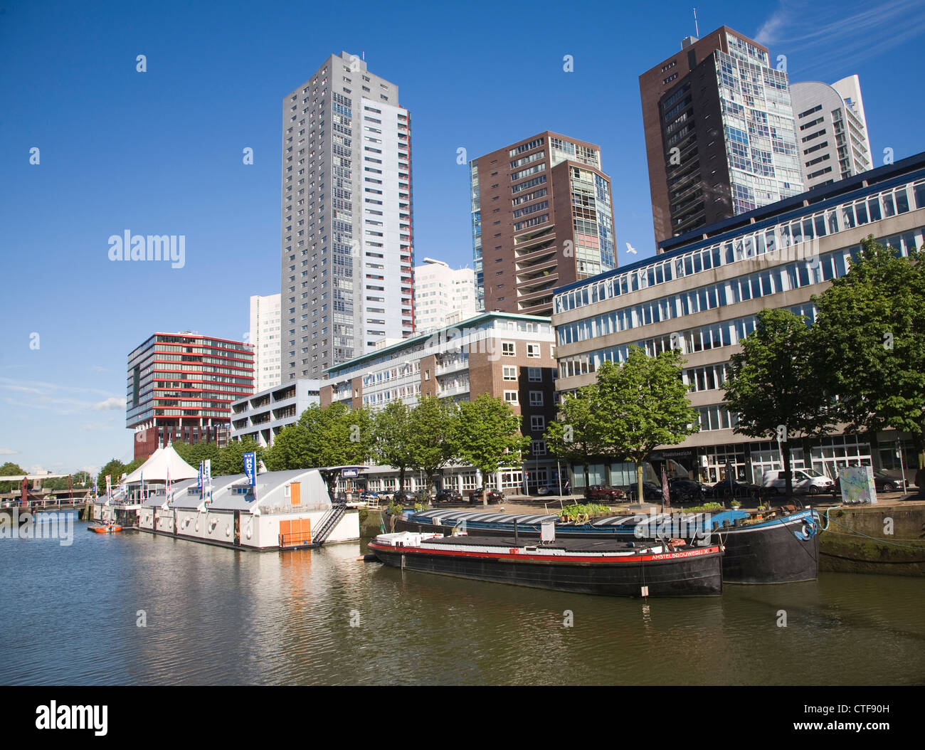 Modern architecture Wijnhaven, Rotterdam, Netherlands Stock Photo - Alamy