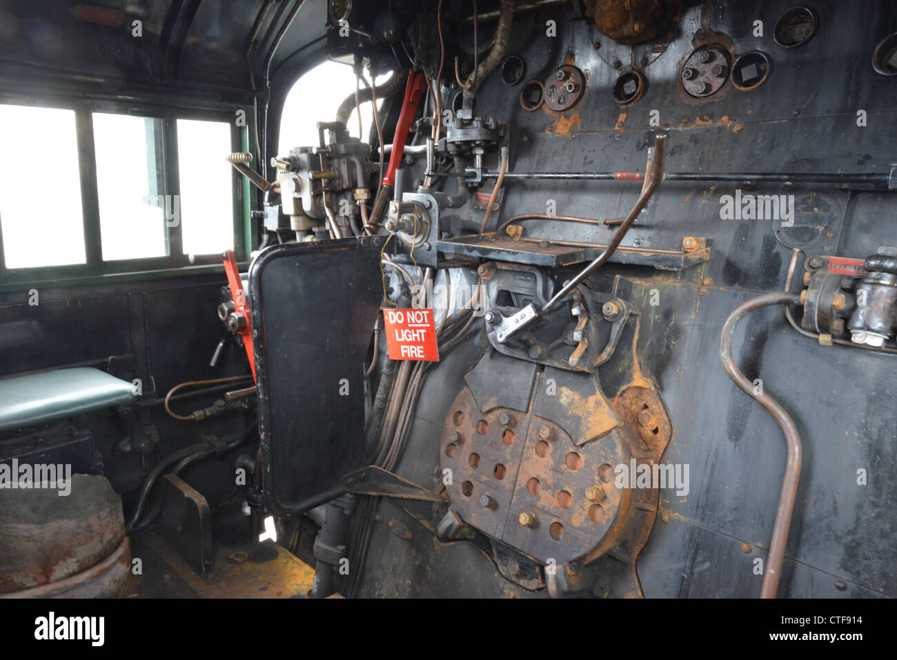 Inside footplate steam locomotive hi-res stock photography and images ...
