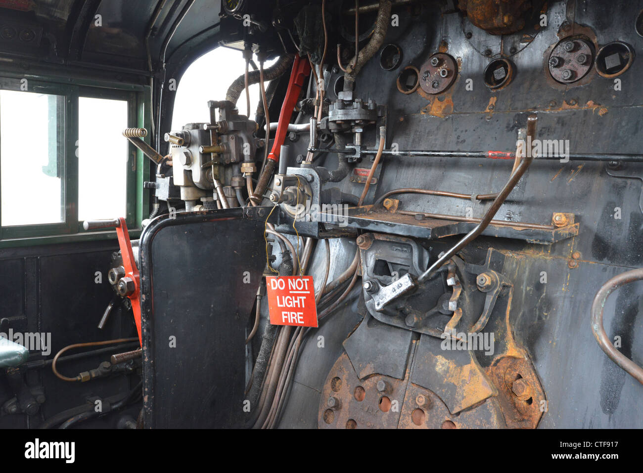 Inside Footplate Steam Locomotive High Resolution Stock Photography and ...