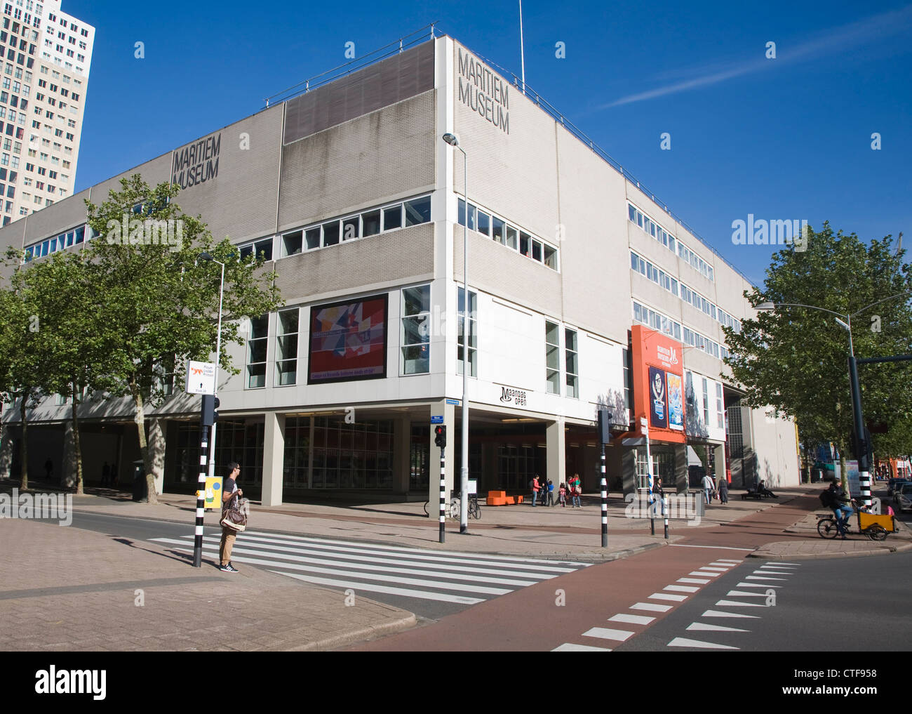 Exterior of the Maritime Museum building, Rotterdam, Netherlands Stock ...