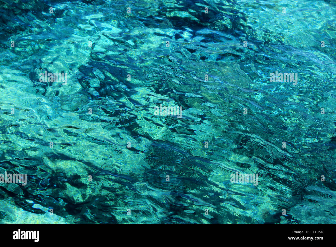 Sea surface with ripples and waves Stock Photo - Alamy