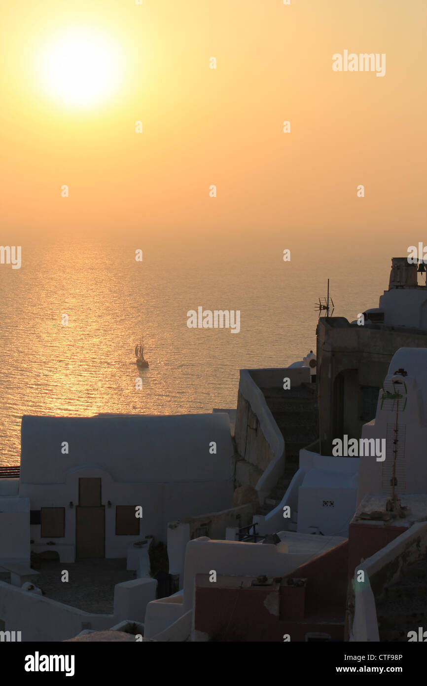 Greece ocean sunset hi-res stock photography and images - Alamy