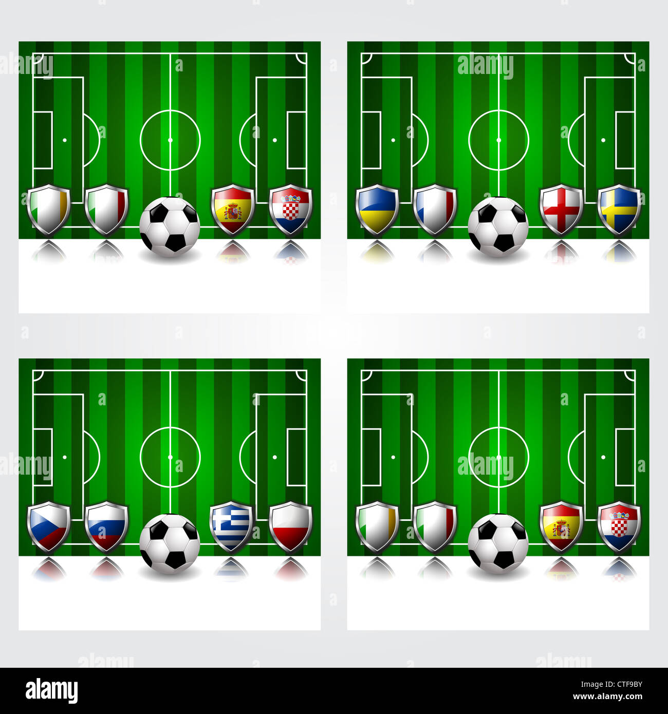 Participating Group of Europe s biggest soccer competition Stock Photo ...