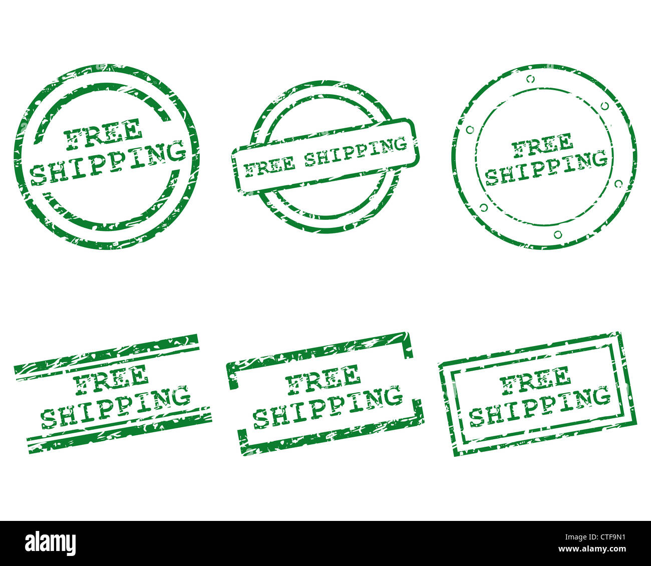 Stamp text free shipping hi-res stock photography and images - Alamy