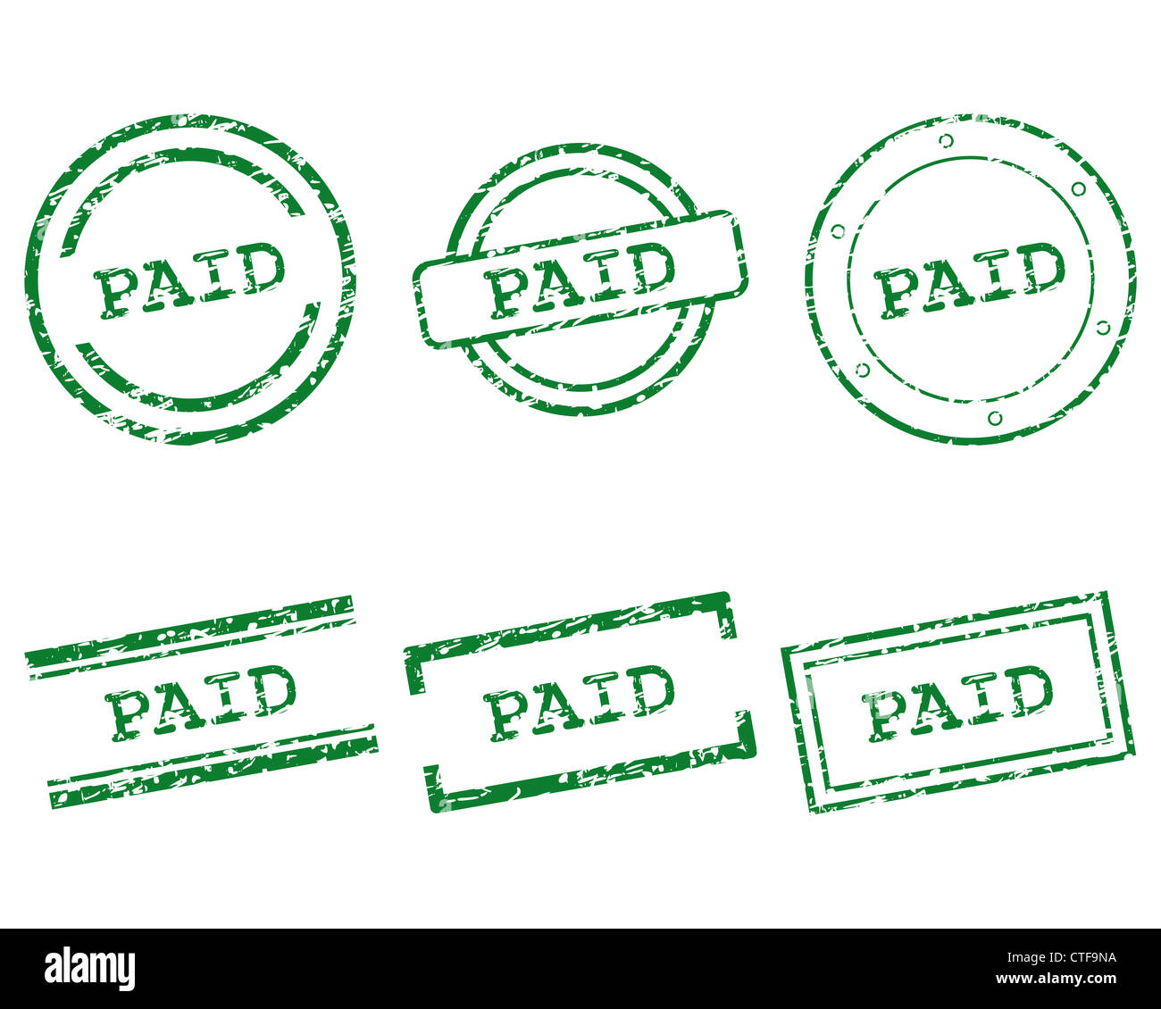 Paid seal Cut Out Stock Images & Pictures - Alamy