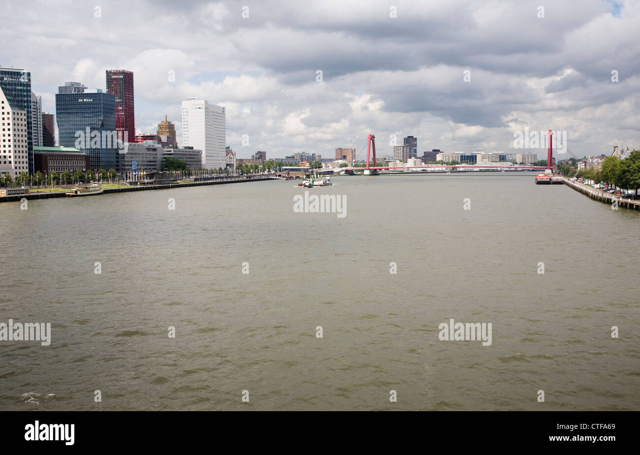 River Maas Rotterdam Netherlands Stock Photo - Alamy