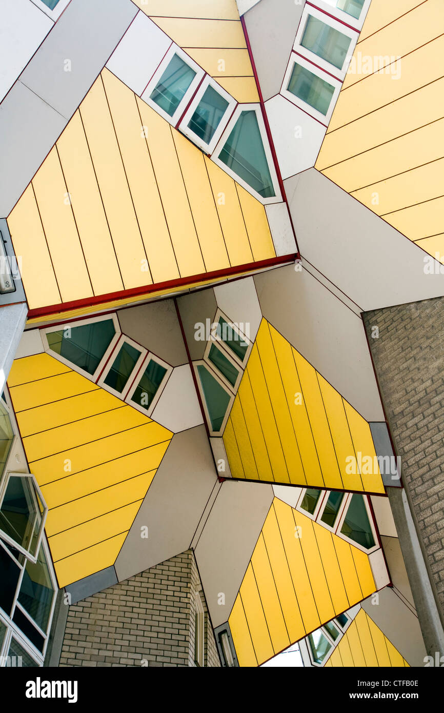 Kubuswoning Cube Houses, Blaak, Rotterdam, Netherlands architect Piet ...