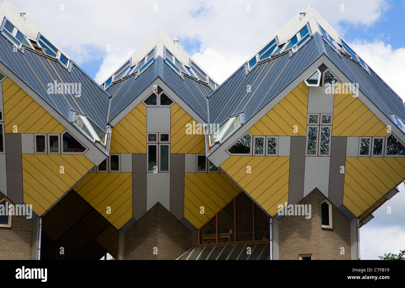 Kubuswoning Cube Houses, Blaak, Rotterdam, Netherlands architect Piet ...