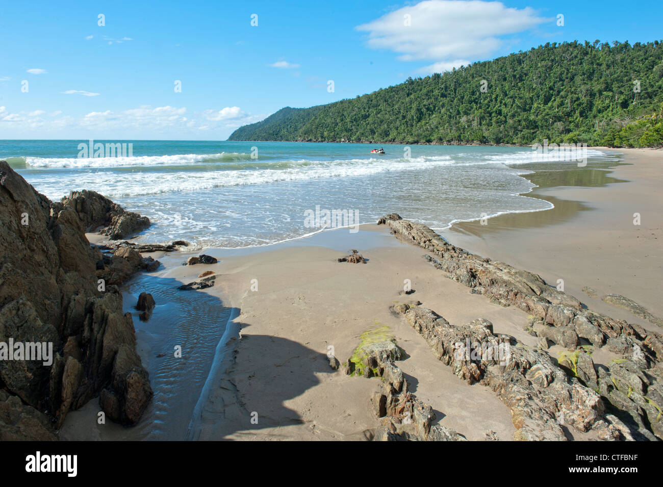 Etty Beach near Innisfail on Queensland's Cassowary Coast is known for ...