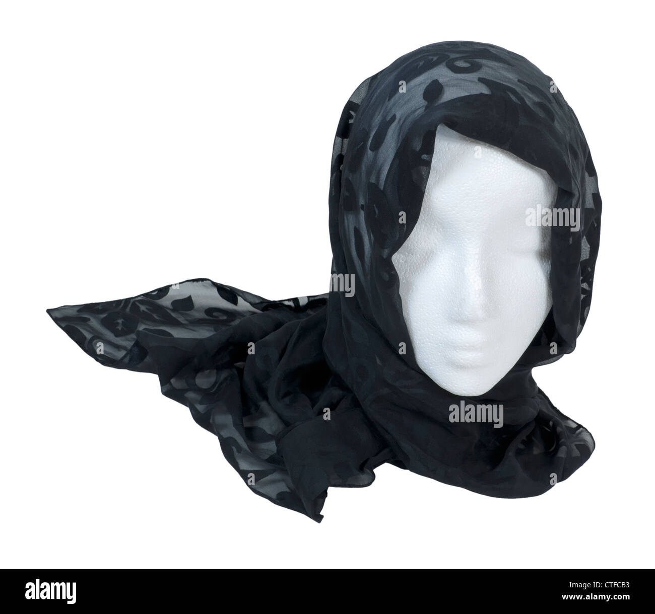 Scarf face covering Cut Out Stock Images & Pictures - Alamy