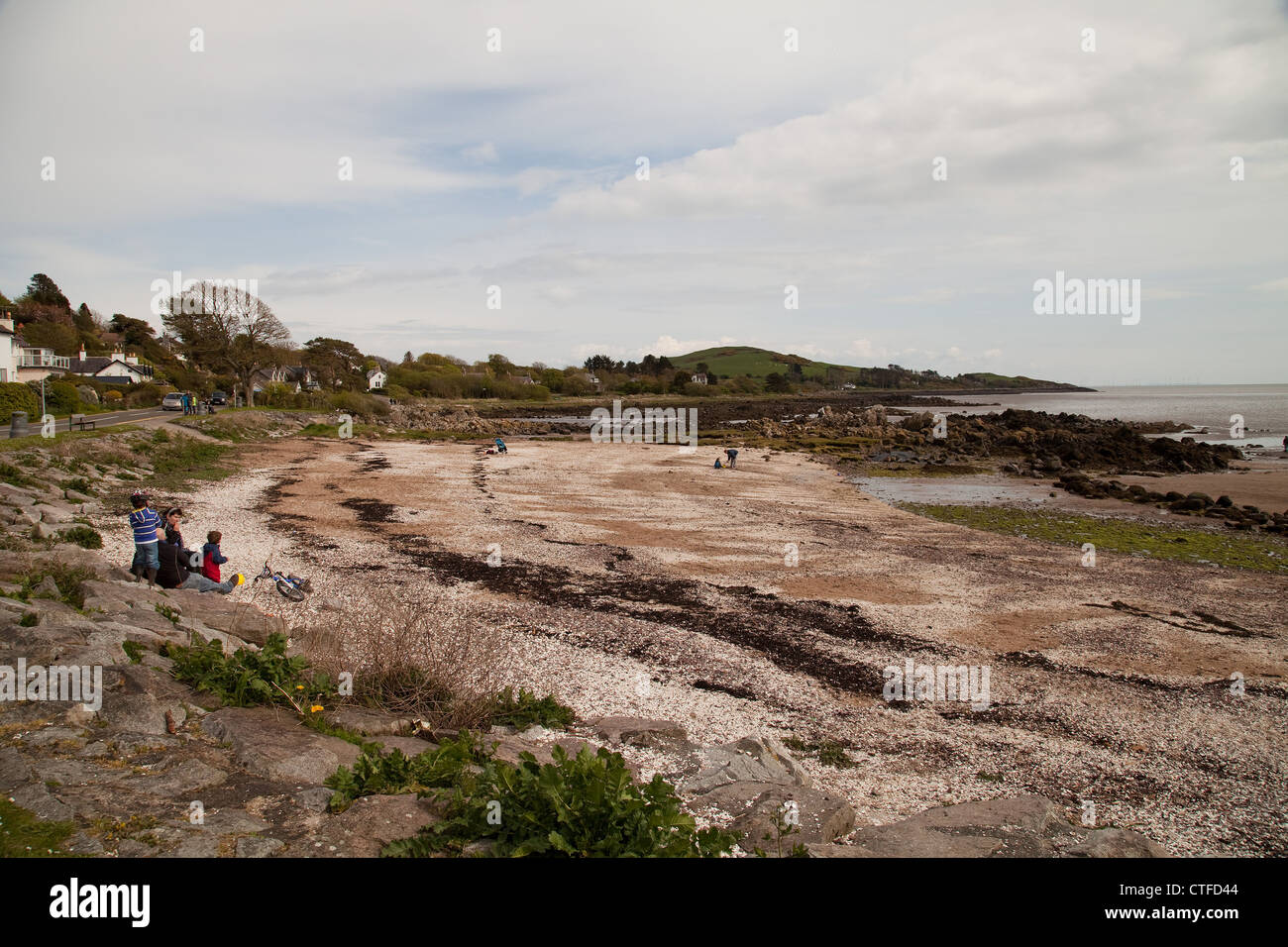Low tide on the Solway firth Stock Photo - Alamy