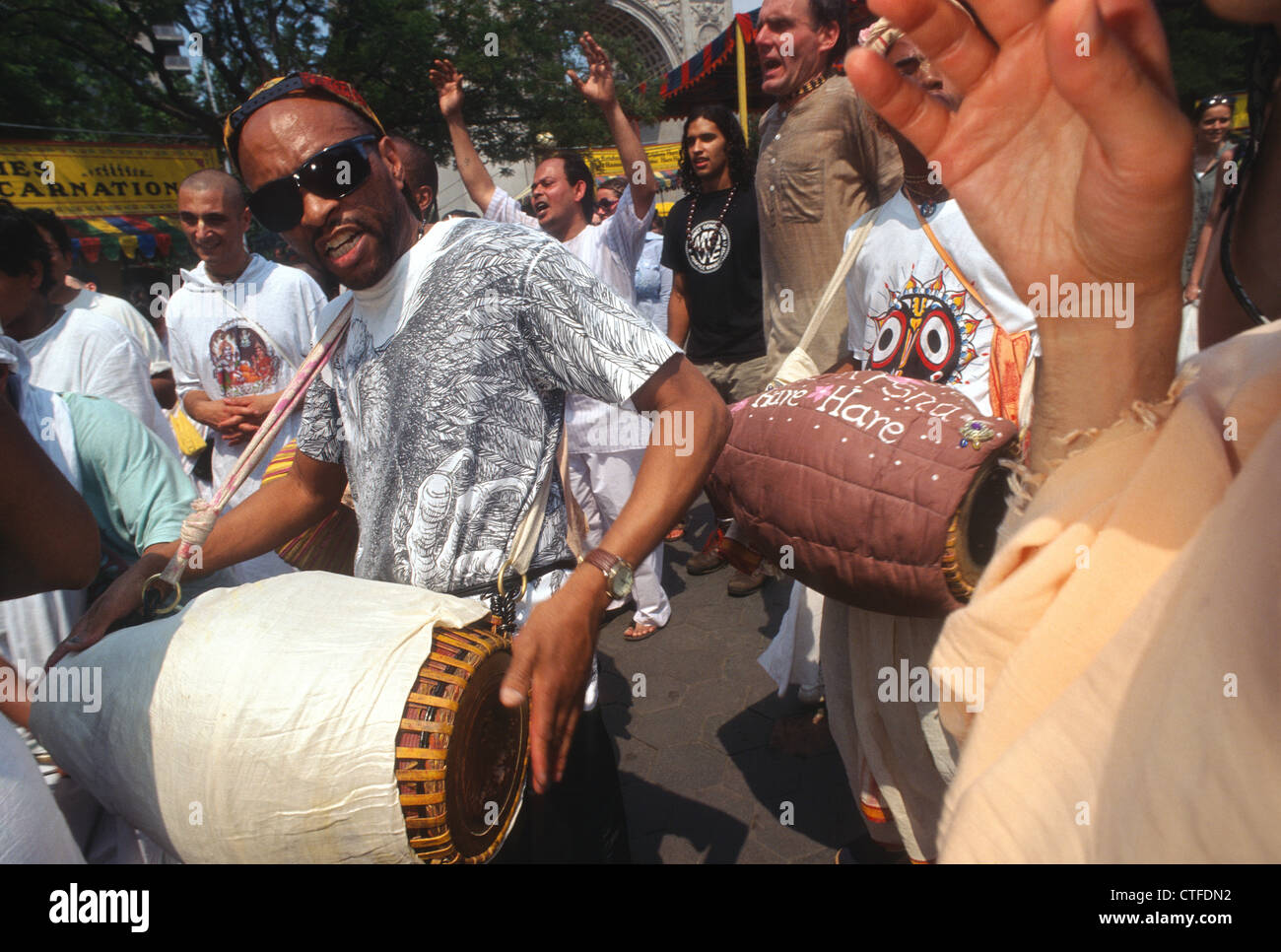 New York, NY - Hare Krishna Feast of the Charriots in Washington Square ...
