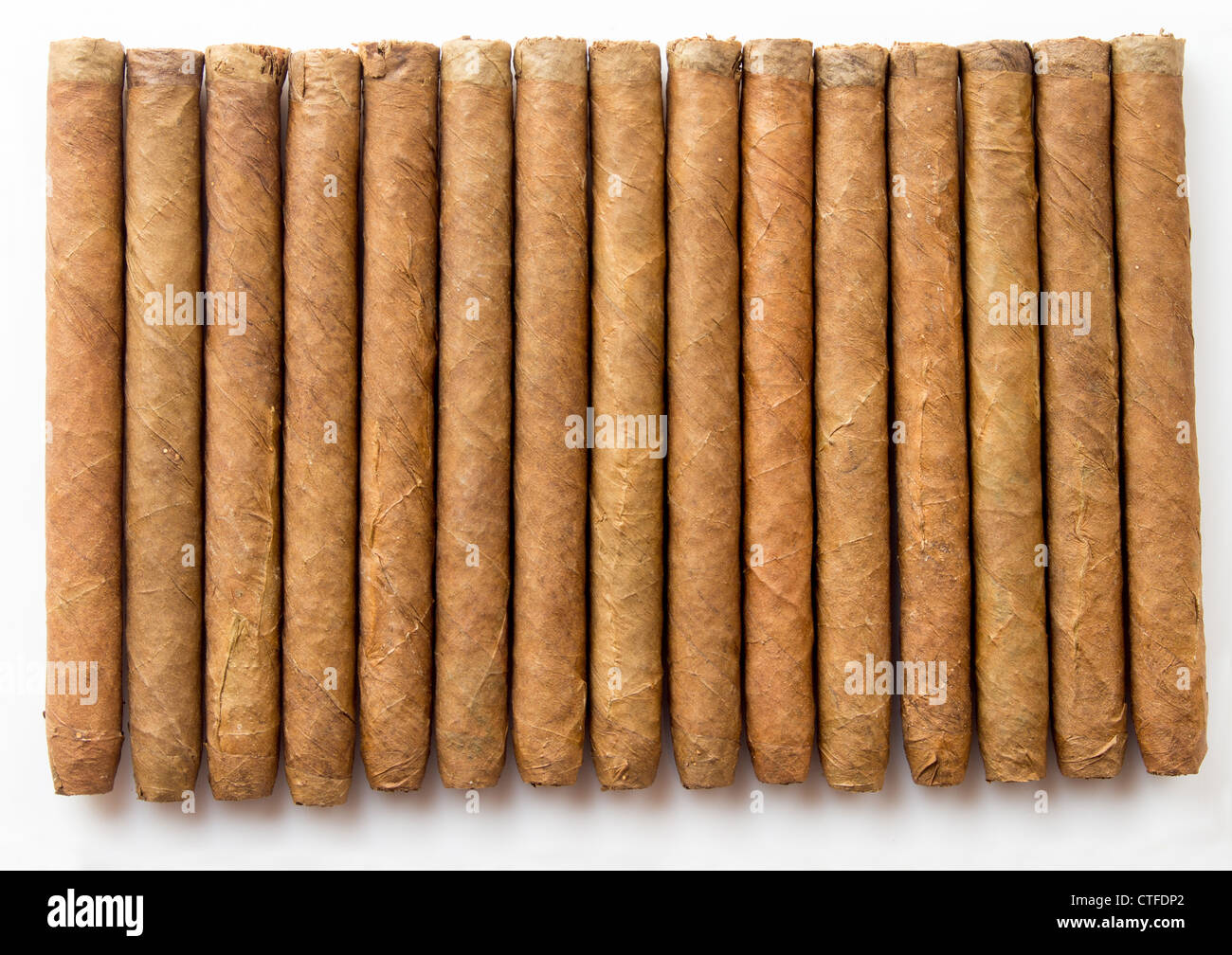 cuban cigar with reflection in white background perspective Stock Photo ...