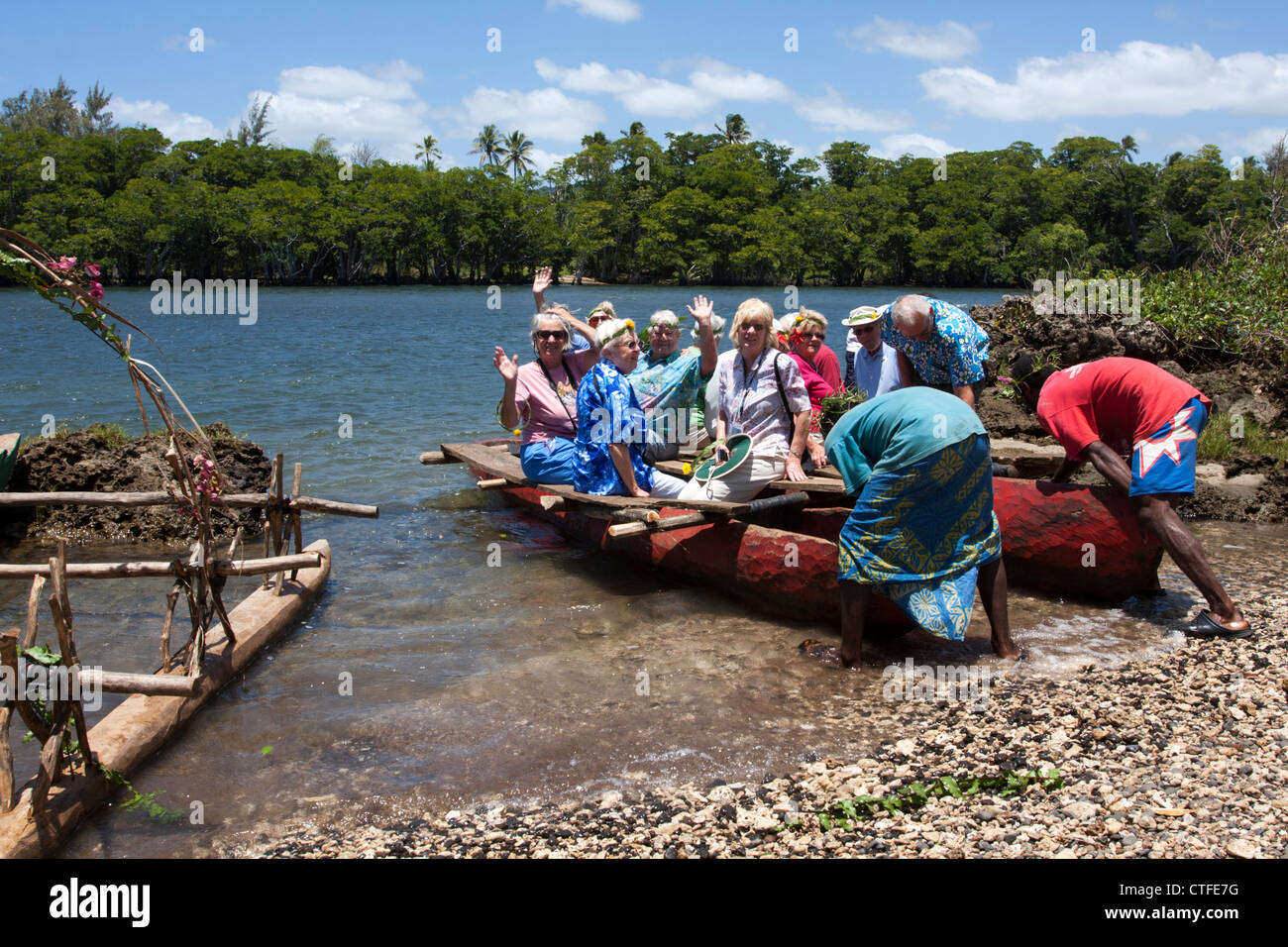 South Pacific, The Republic of Vanuatu, Shefa Provence, Epule River ...