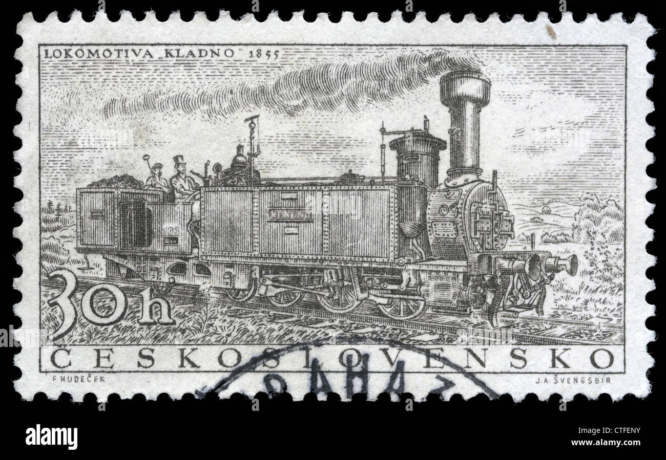 CZECHOSLOVAKIA - CIRCA 1956: A stamp printed in Czechoslovakia showing ...