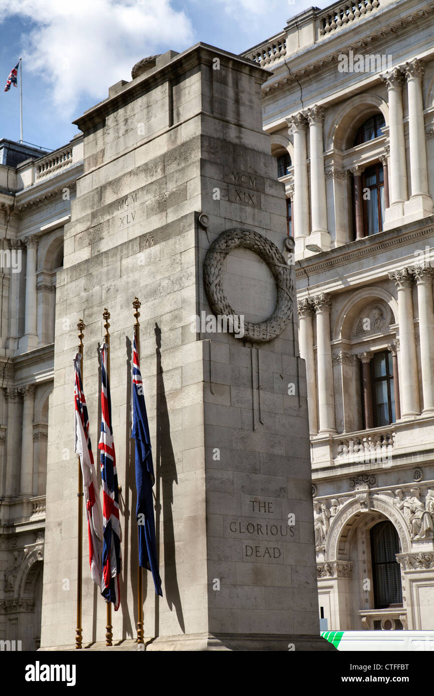 The Cenotaph on Whitehall in London - UK Stock Photo - Alamy