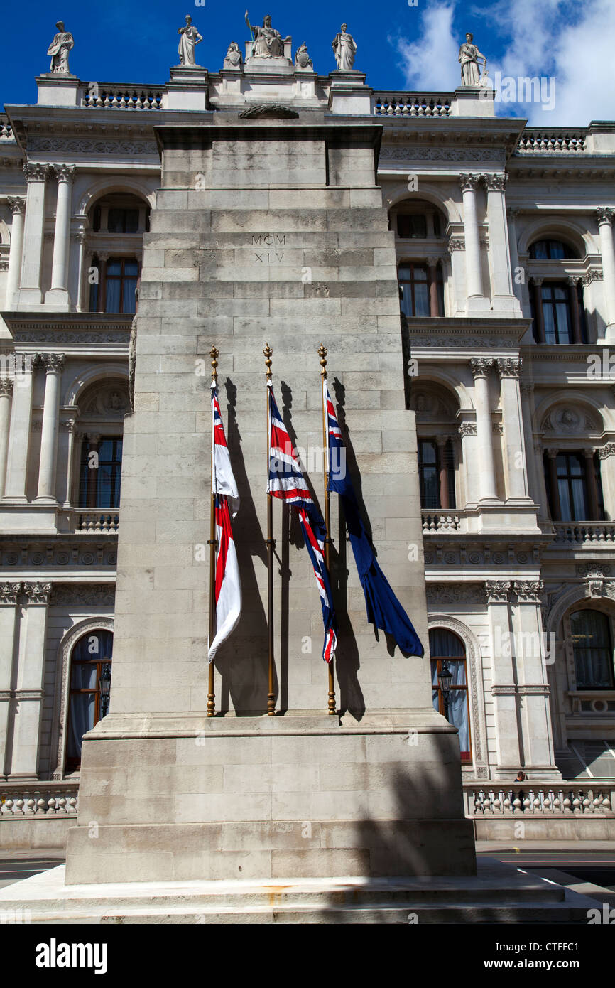 The Cenotaph on Whitehall in London - UK Stock Photo - Alamy