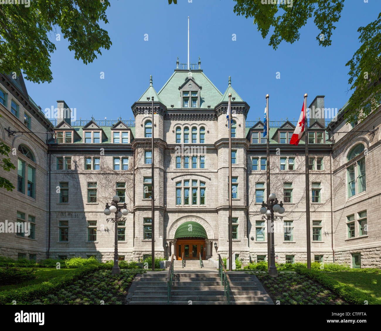 Hôtel de ville de Québec City hall Stock Photo - Alamy