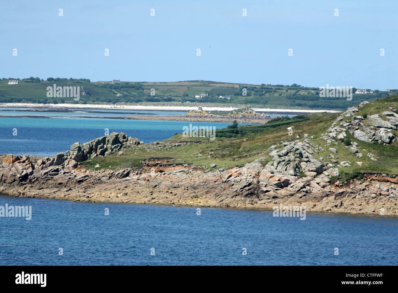 coast around the scilly isles England UK Stock Photo - Alamy